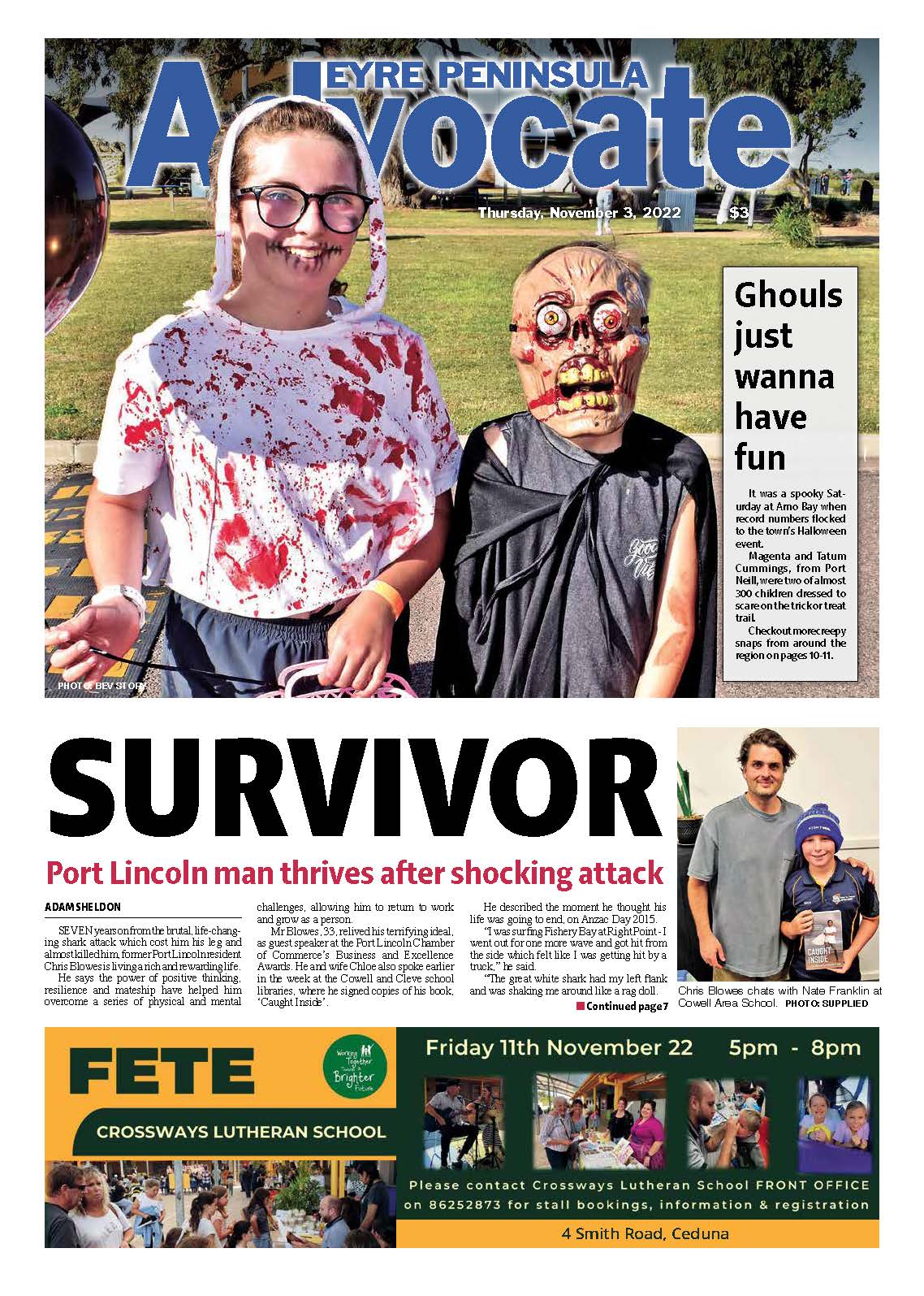 Thursday, November 3 | Eyre Peninsula Advocate